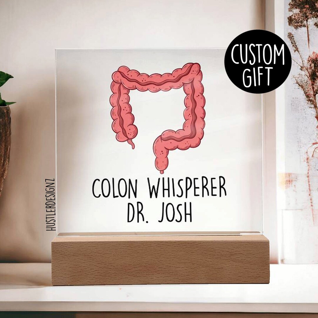 Colon Whisperer, Acrylic Square Plaque, Personalized Gifts ...