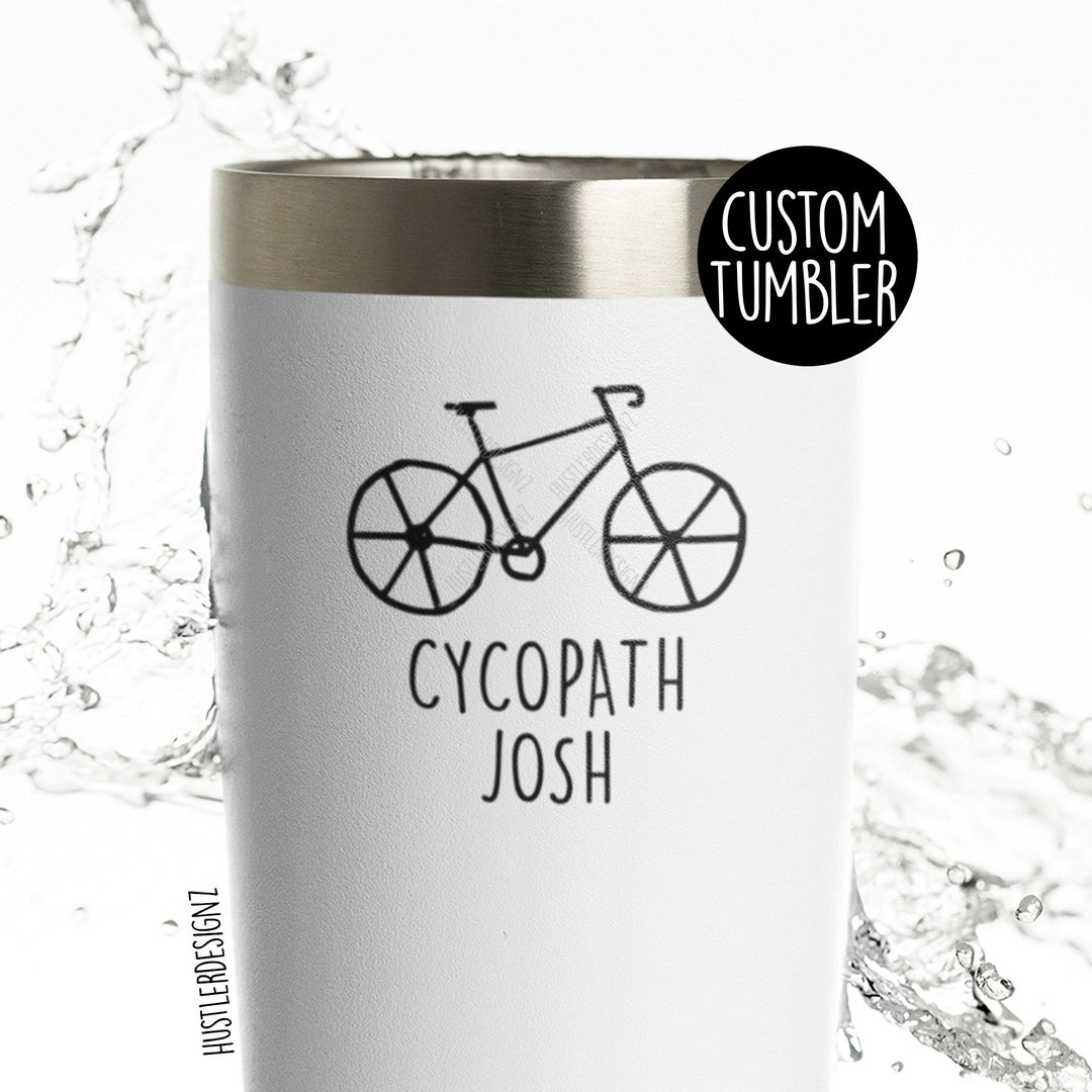 Cycopath Tumbler Cup: Personalized Biker Gift - Etsy