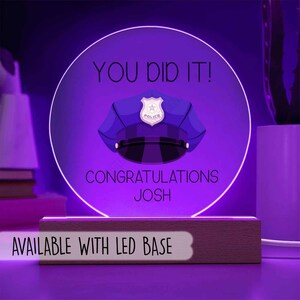 Personalized Police Officer Gifts, Police Academy Graduation, New ...