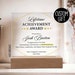 Personalized Lifetime Achievement Award Recognition Acrylic Plaque ...