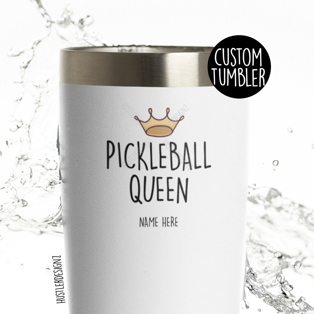 Pickleball Queen Tumbler Cup, Custom Tumbler, Pickleball Gifts ...