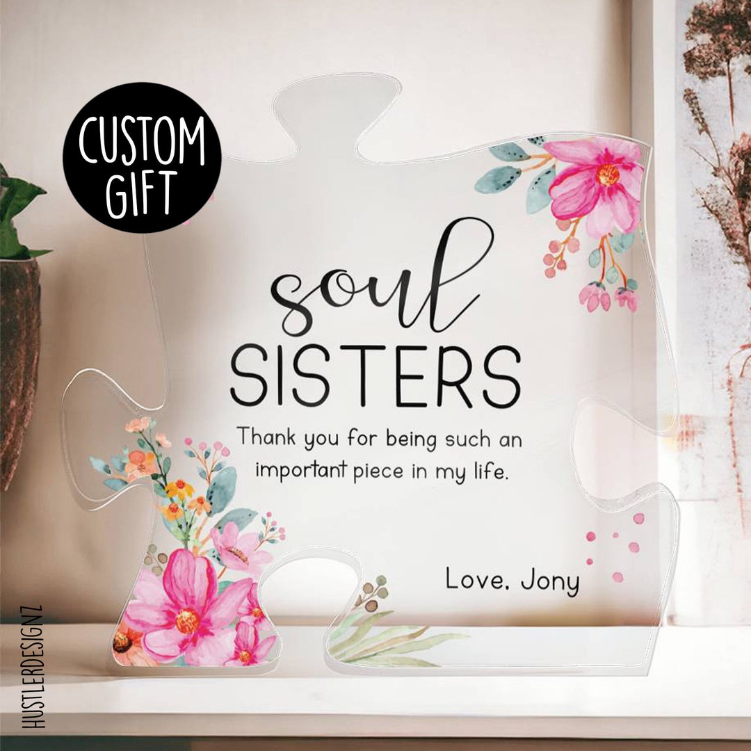 Soul Sisters Plaque Gift, Personalized Gifts, Soul Sister Gift, Soul ...