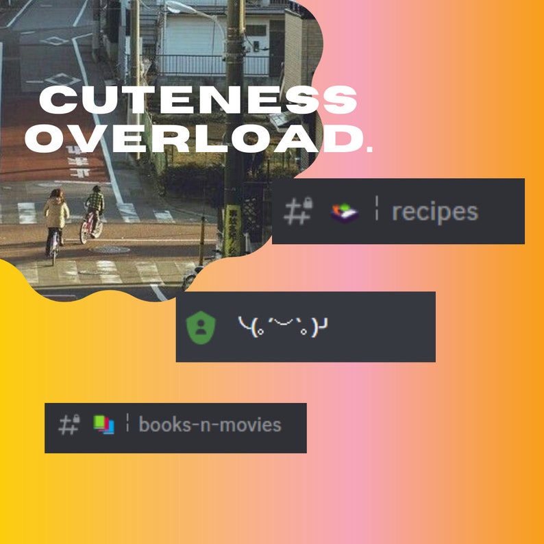 Discord HANGOUT HUGE Server Template - Etsy