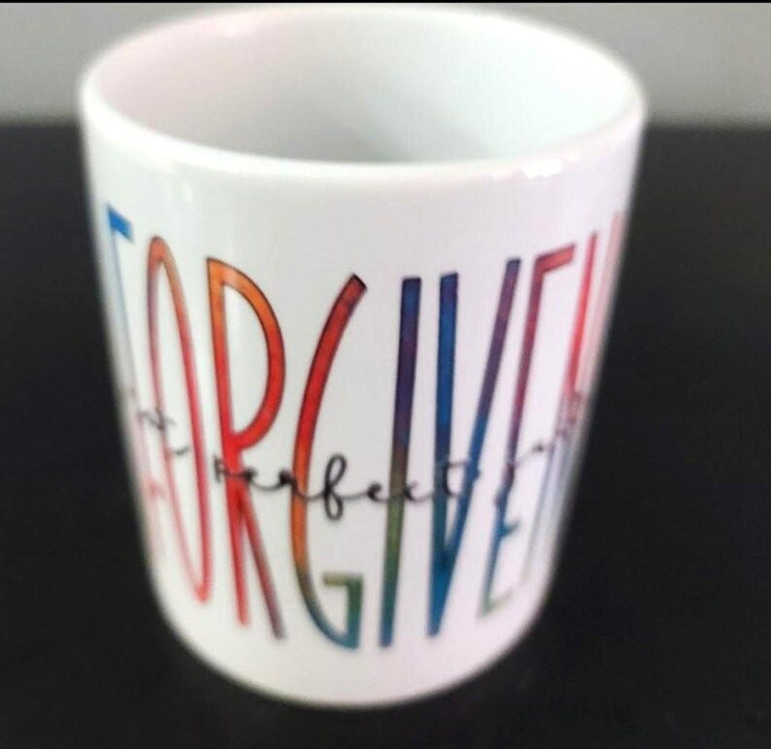 Forgiven Not Perfect Christian Mug Religion Christianity, Christian ...