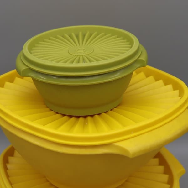 Yellow Tupperware - Etsy