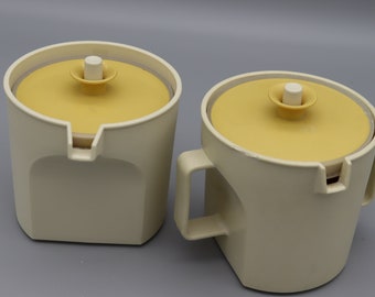 Tupperware Cream and Sugar Set - Etsy