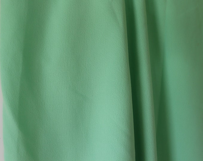 Mint Green Double Knit Fabric From the 1970s Vintage Spring Green ...