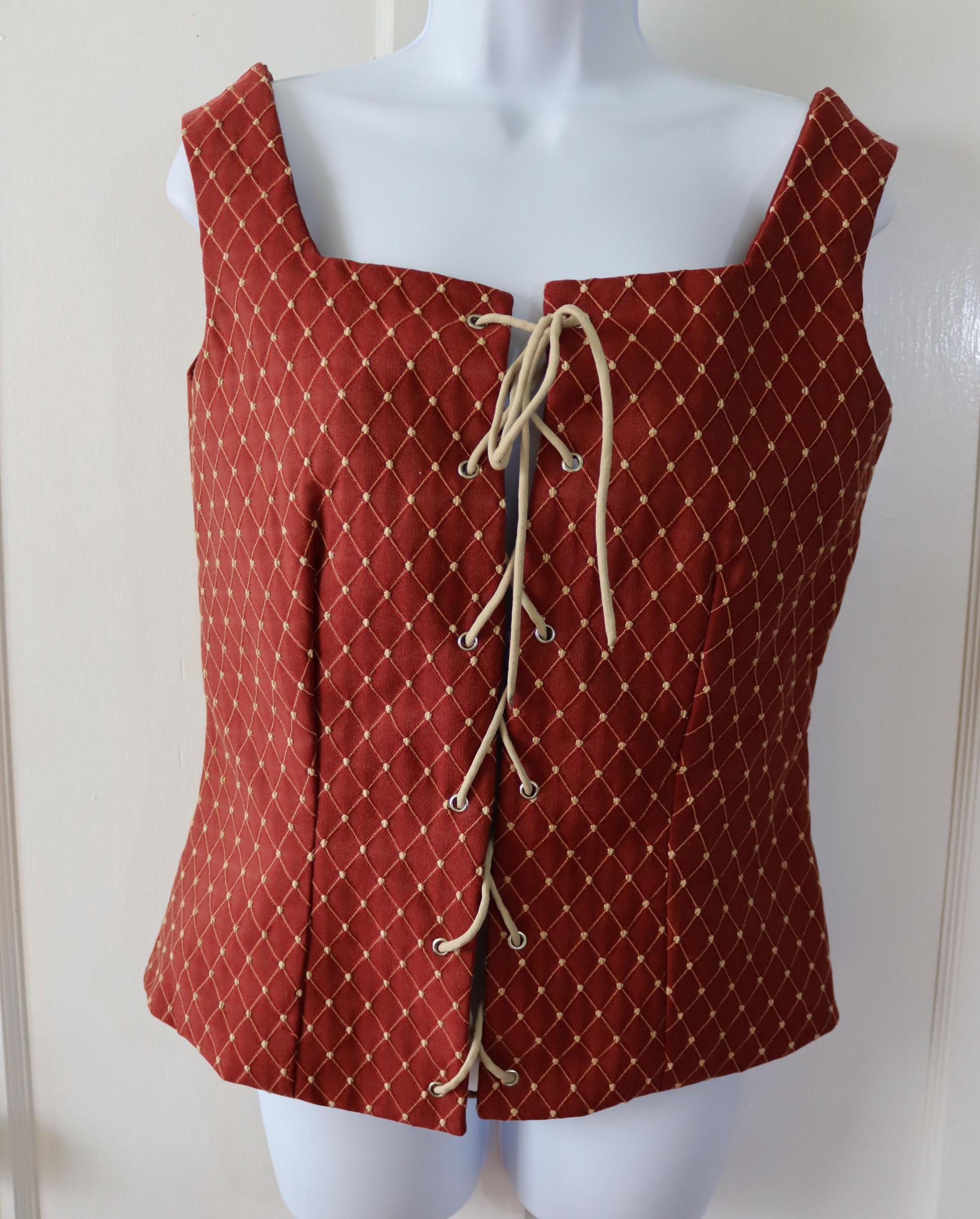 Handmade Historical Bodice - Medieval or Renaissance Lace-up Bodice for ...