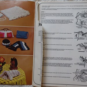 1970s Knitting Machine Project Book Vintage 1970s Knitting Machine ...