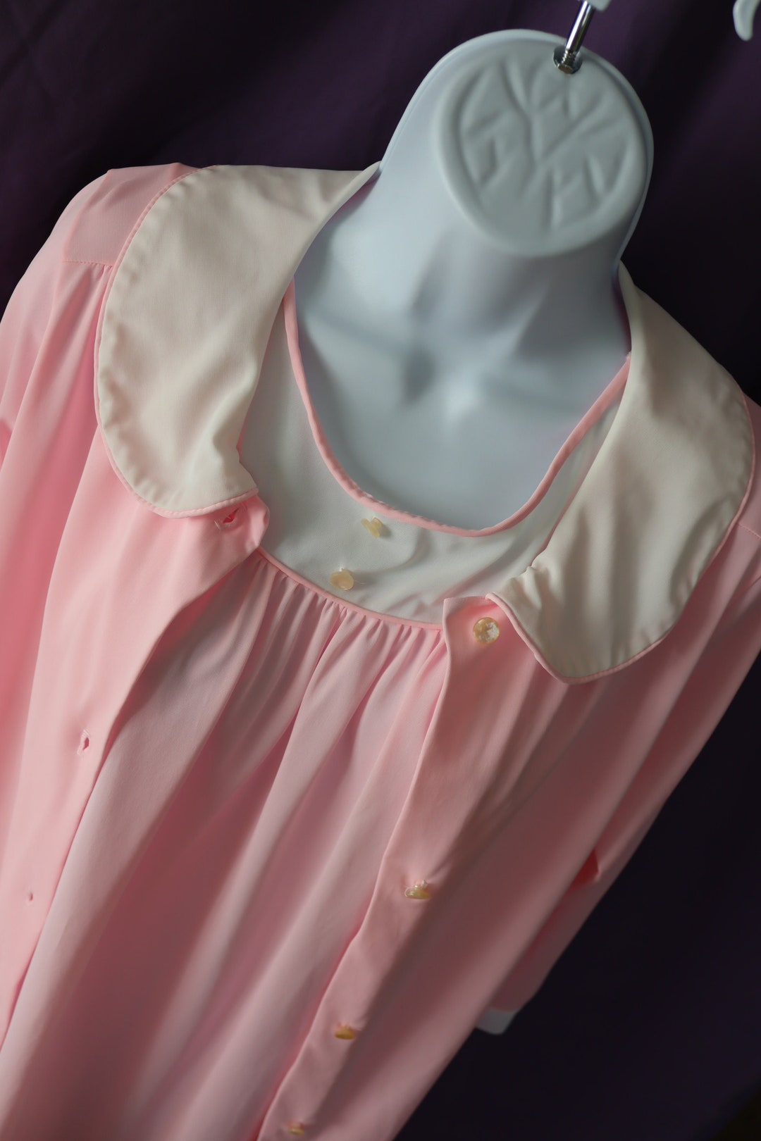 Pretty Pink Vintage Gown and Robe / Peignoir Set by Aristocraft ...