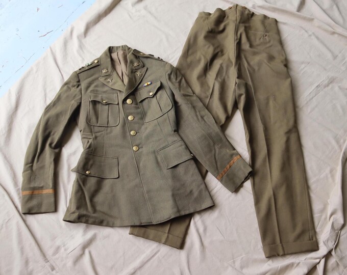 1930s US Army 21st Airship Group Uniform Jacket and Pants -united ...