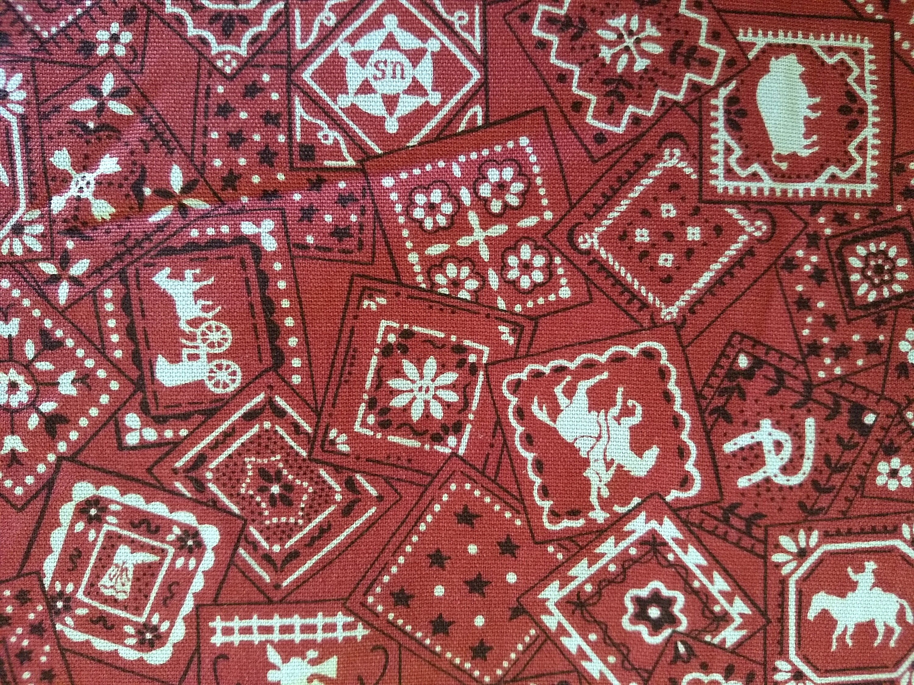 Cowboy / Western / Wild West Bandana Decorator Fabric by the - Etsy
