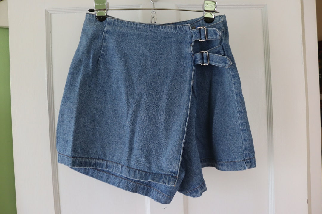 80s/90s Denim Skort by Frederick's of Hollywood - Short Denim Skort ...