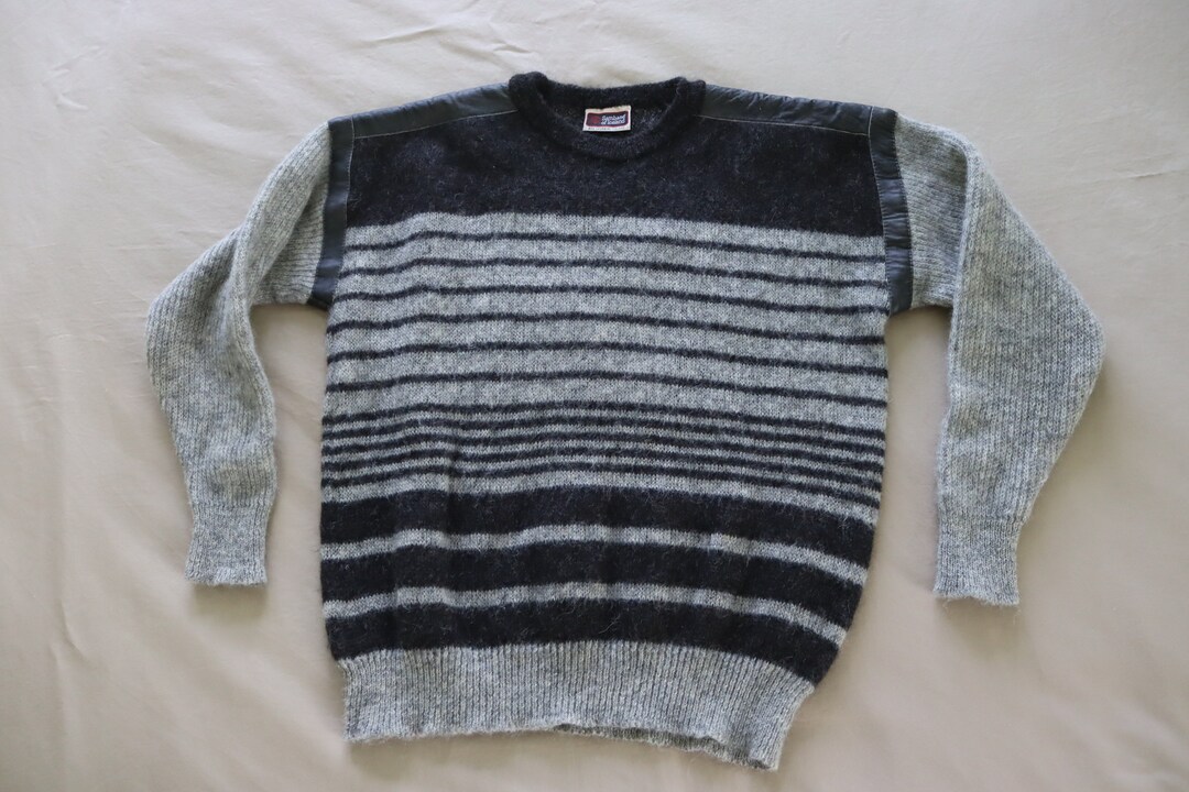Icelandic Gray Wool Sweater by Samband of Iceland - Vintage ...