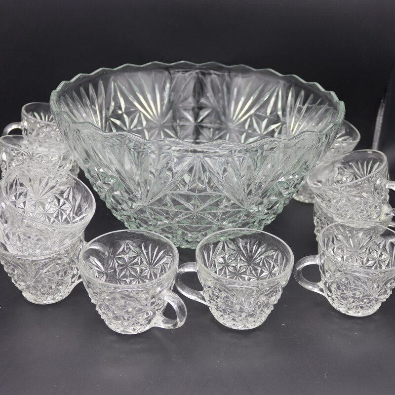 1960s Punch Bowl Set - Etsy