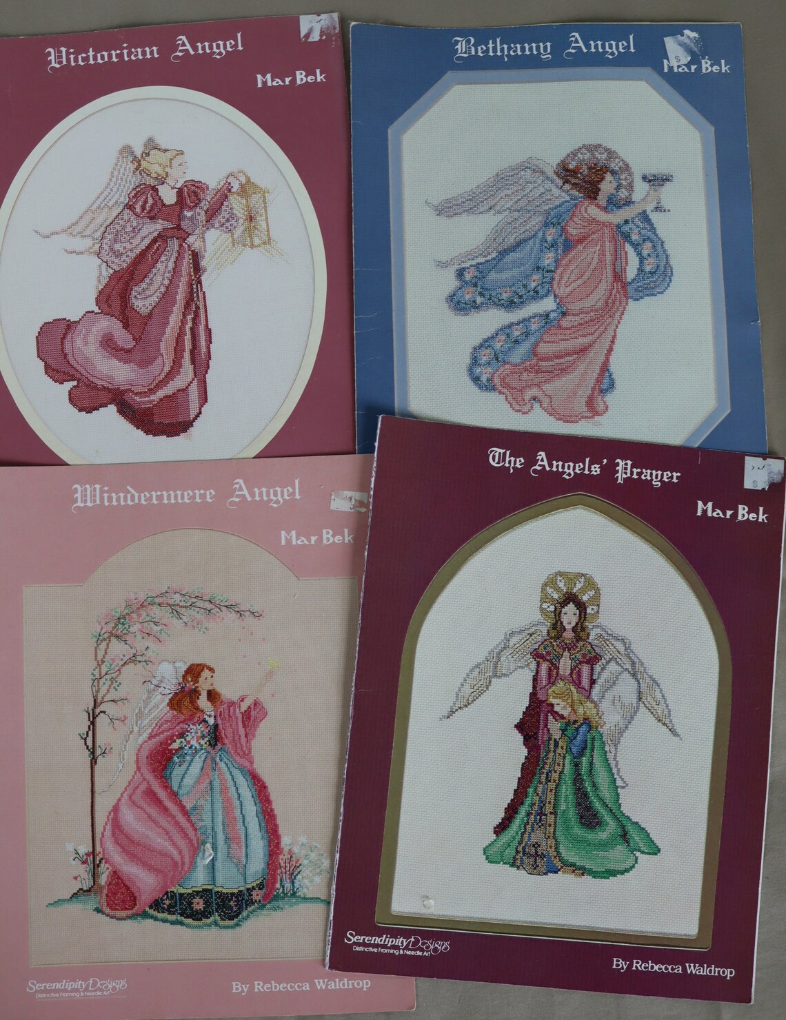 Angel Counted Cross Stitch Patterns by Mar Bek / Rebecca - Etsy