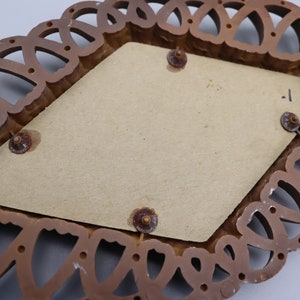 70s Plastic ratan Diamond-shaped Picture Frames - Etsy