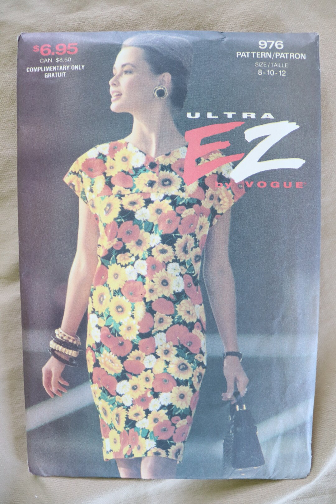 Easy Summer Dress by Vogue - Easy Vogue Dress Pattern - Vintage Vogue ...