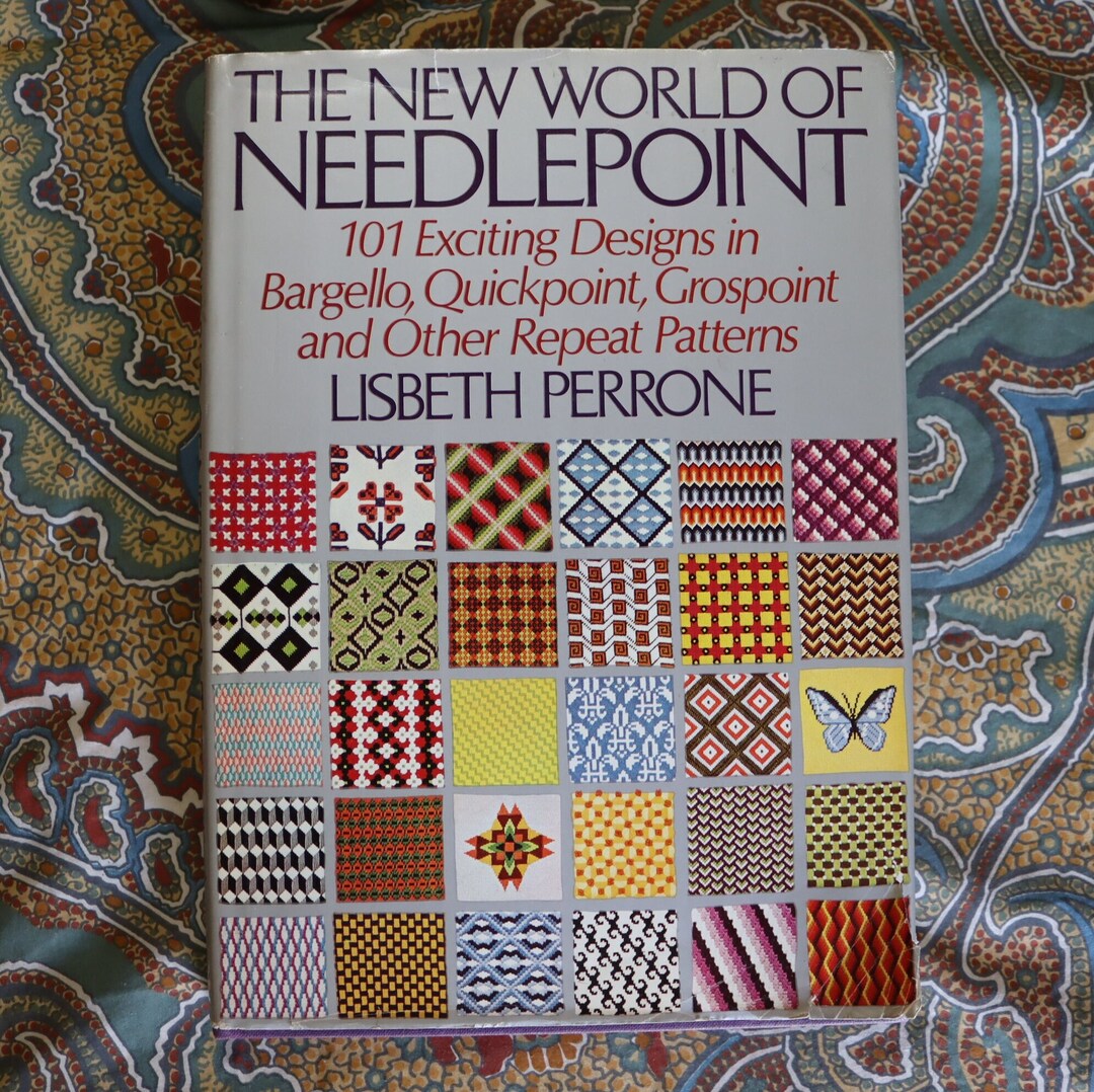 101 Needlepoint Patterns Book the New World of Needlepoint With Bargello, Quickpoint, Grospoint ...