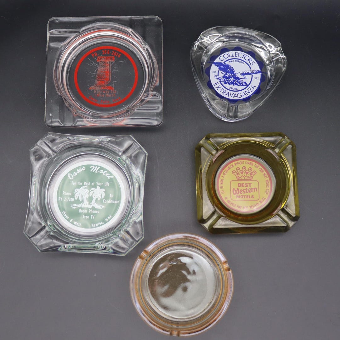 60s/70s/80s Iowa Souvenir Ashtrays - Vintage Motel Ashtray - Vintage ...