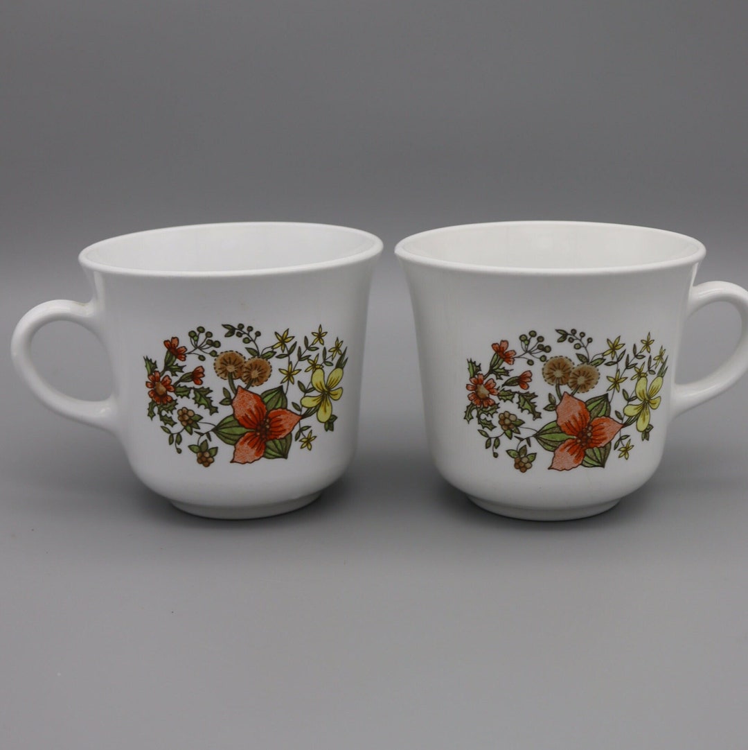 Set of 2 Corelle Indian Summer Coffee / Tea Cups - Corning/corelle Cups ...