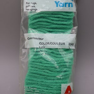 Precut Latch Hook Yarn - Vintage Latch Hook Yarn- Light Purple, Dark ...