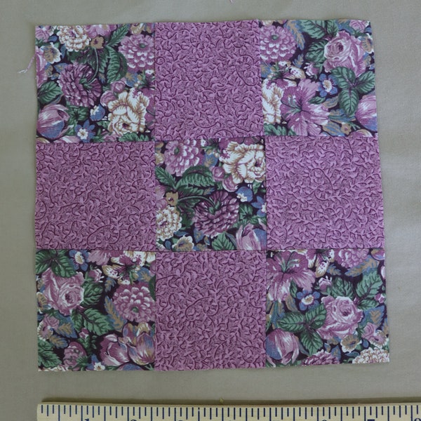 Nine Patch Quilt - Etsy