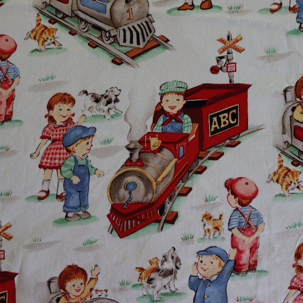Train Fabric - Etsy