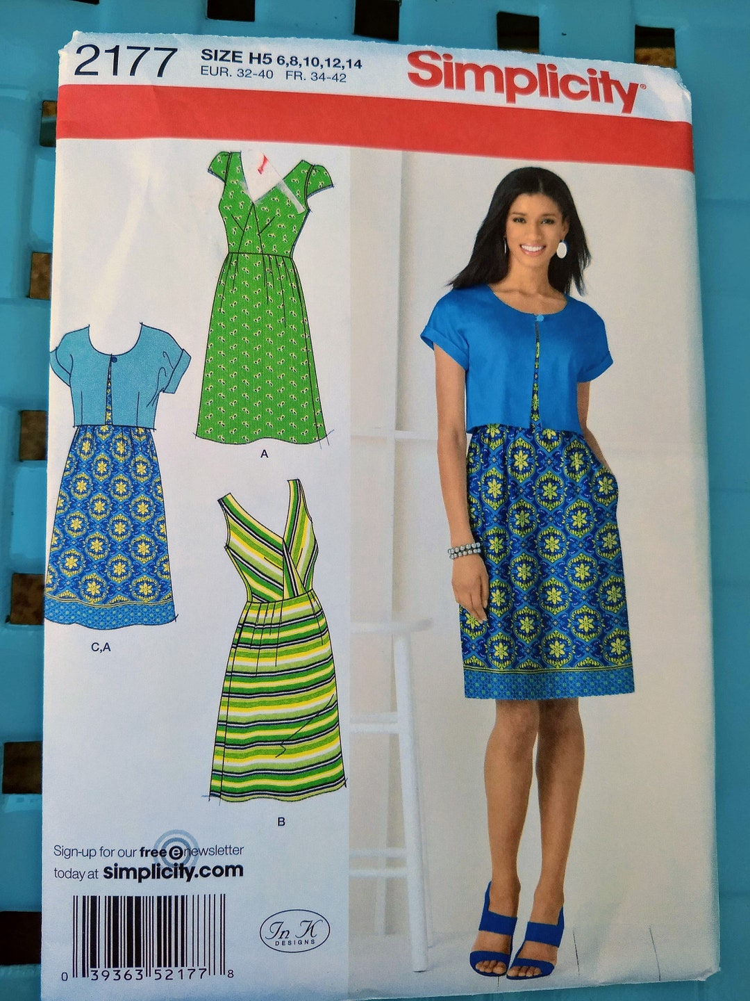 Summer Dress and Jacket Pattern by Simplicity 2177 Size 6 8 10 12 14 ...