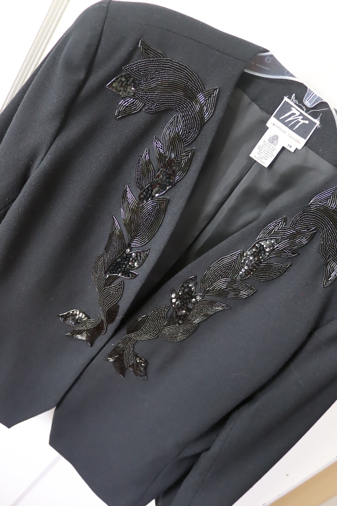 Beaded Black Blazer - Special Occasion Blazer/jacket With Beading and ...