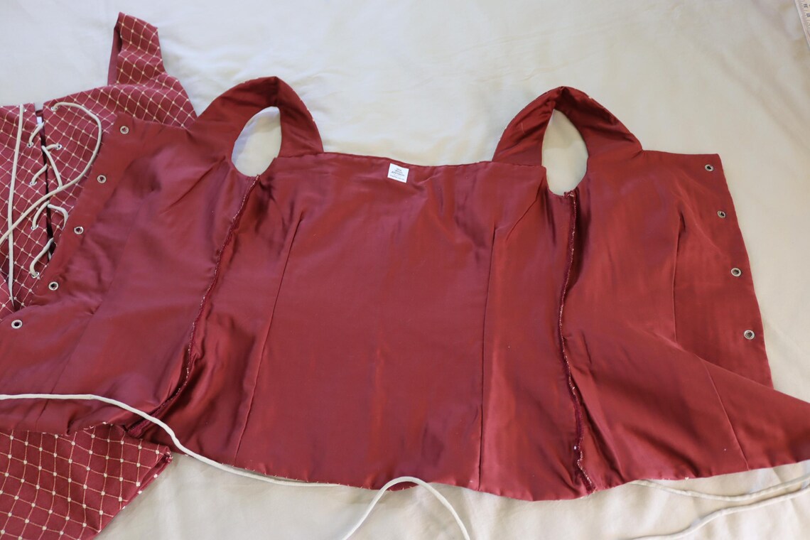 Handmade Historical Bodice - Medieval or Renaissance Lace-up Bodice for ...