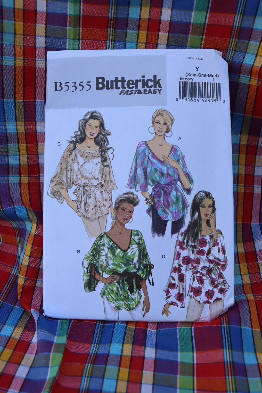 Loose Fitting Tunic Pattern, Flowing Top / Fast and Easy Pullover ...