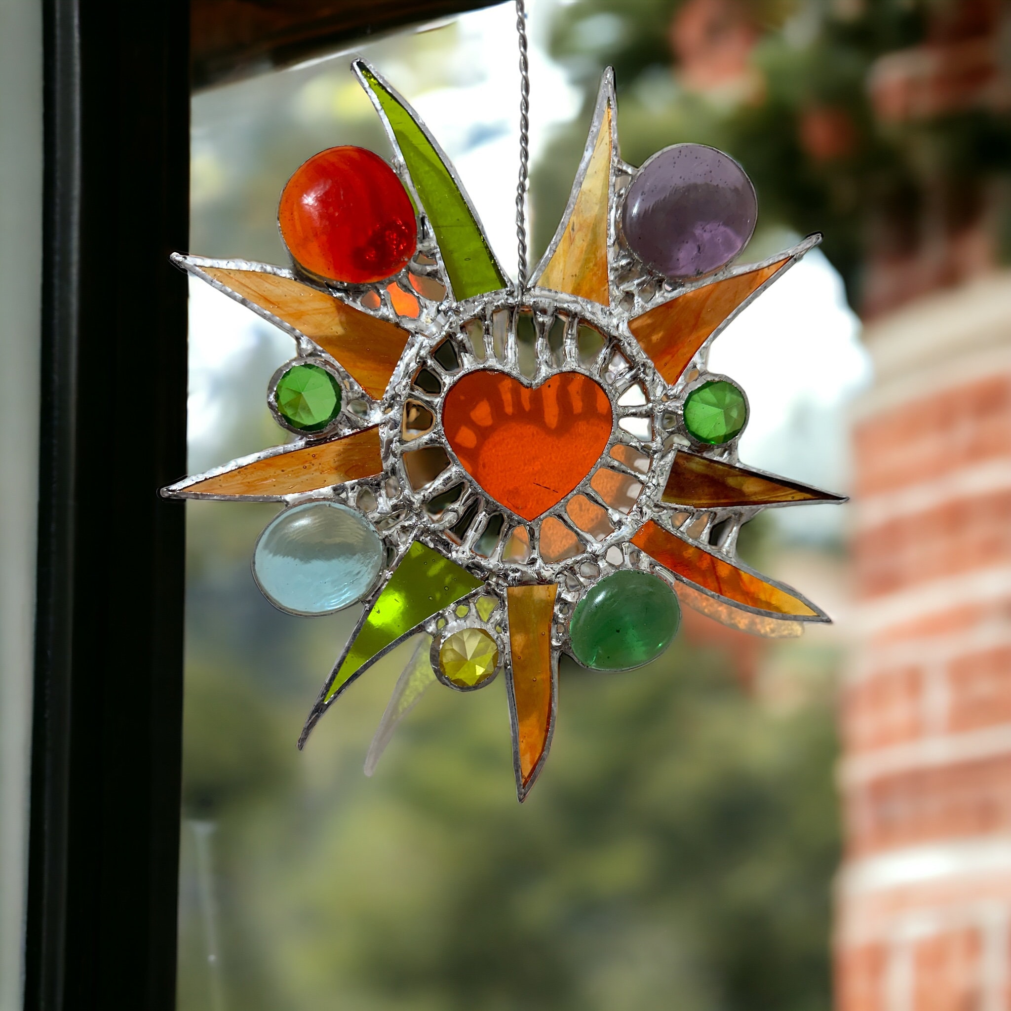 Stained Glass Mini Sun/star - Etsy