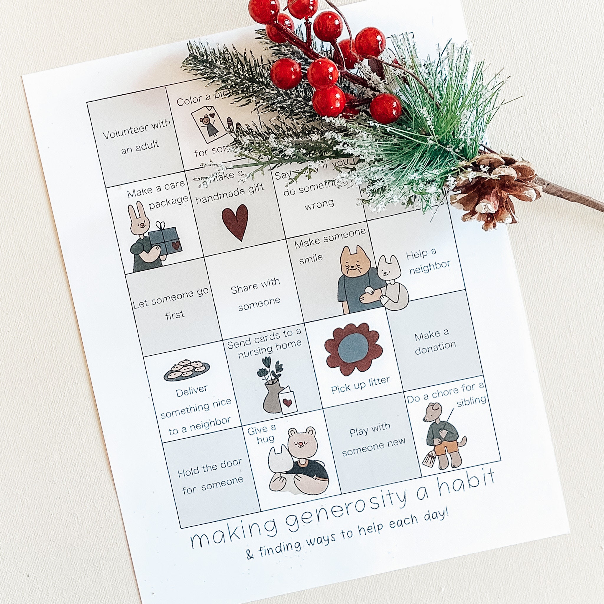 Generosity Activity Book for Kids 4-12 Digital Download / Children ...