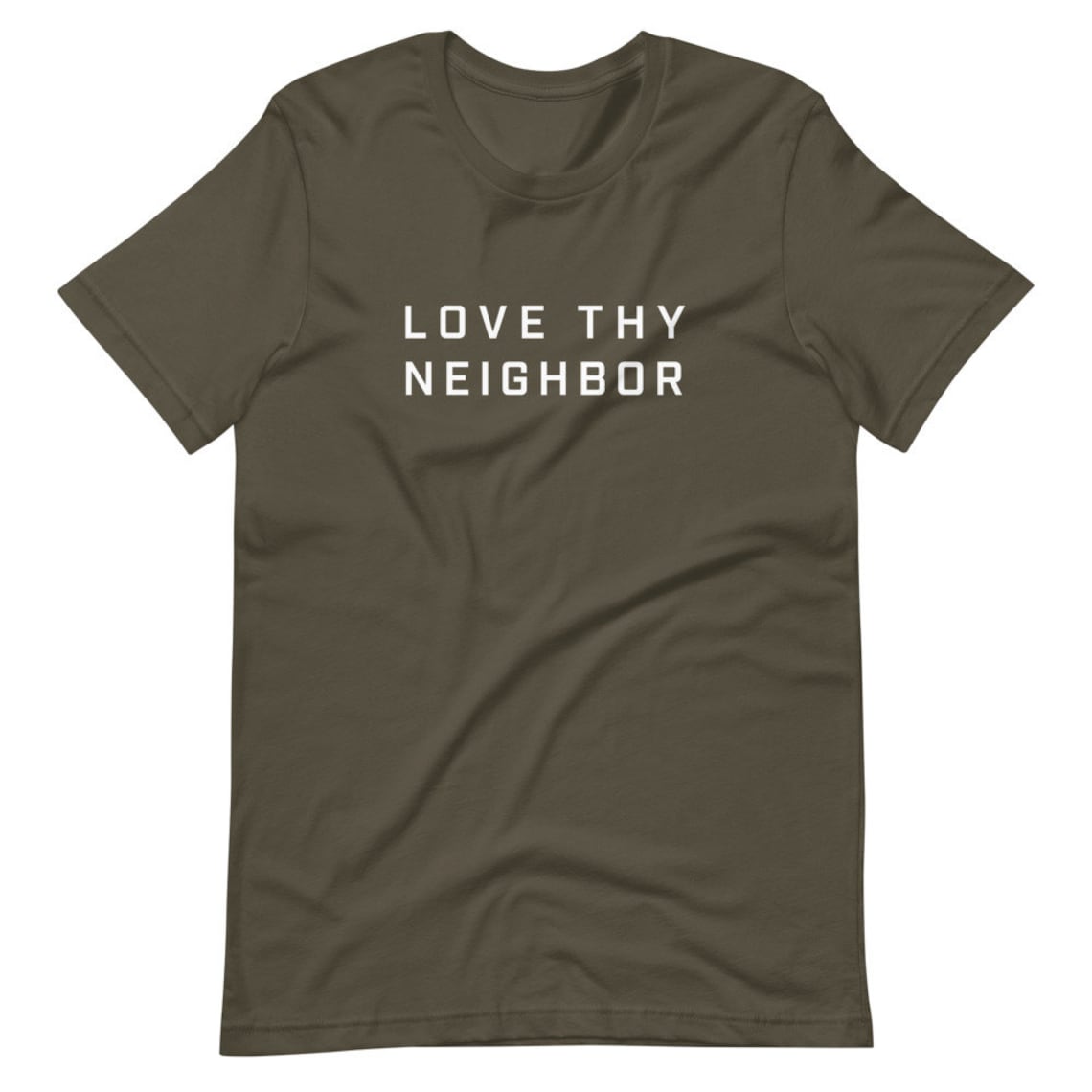 Love Thy Neighbor Tshirt Inspirational Tee Shirt Womens - Etsy
