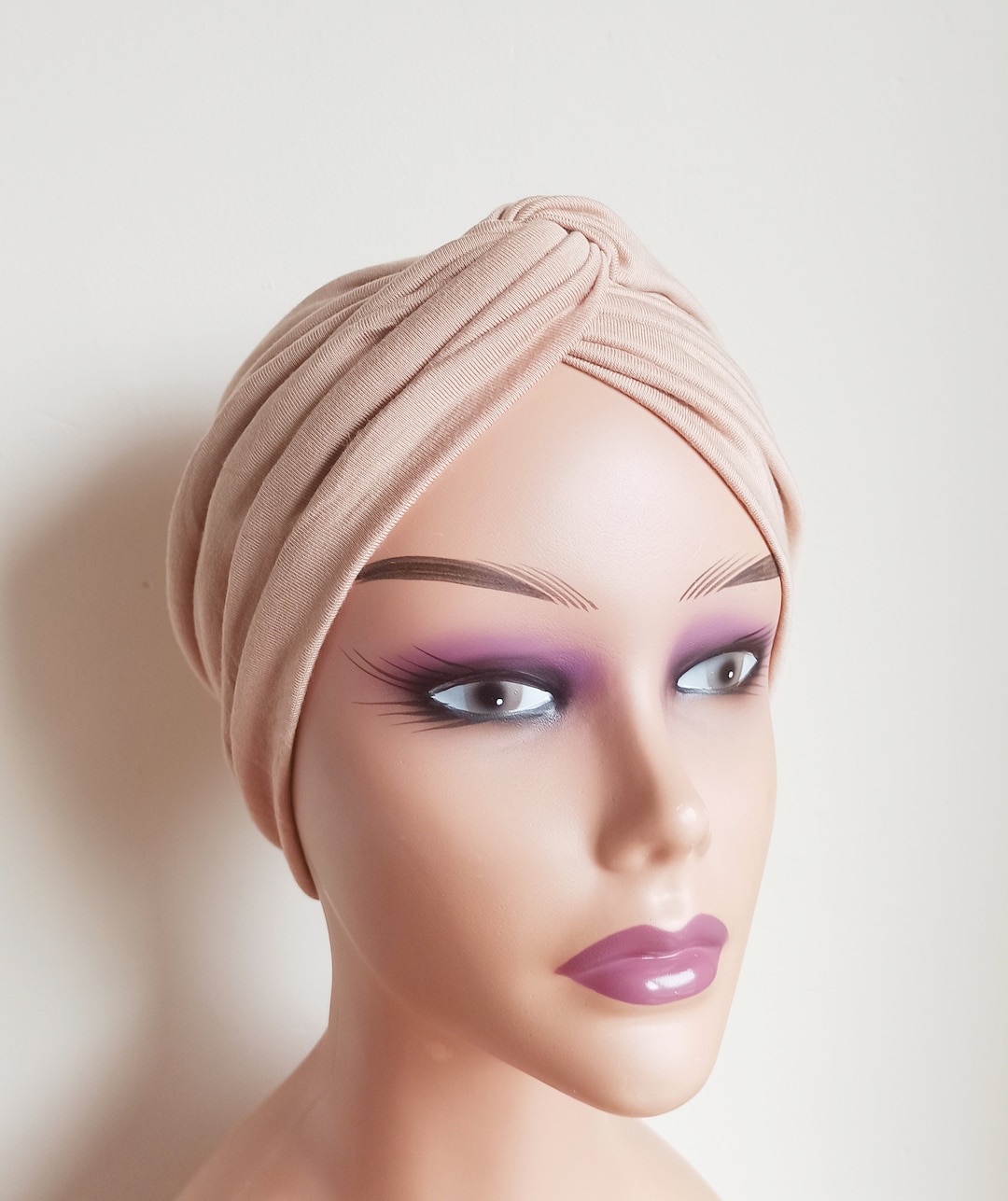 Front Twist Turbann Cap, Turban for Women, Light Weight Soft Feel Hat ...