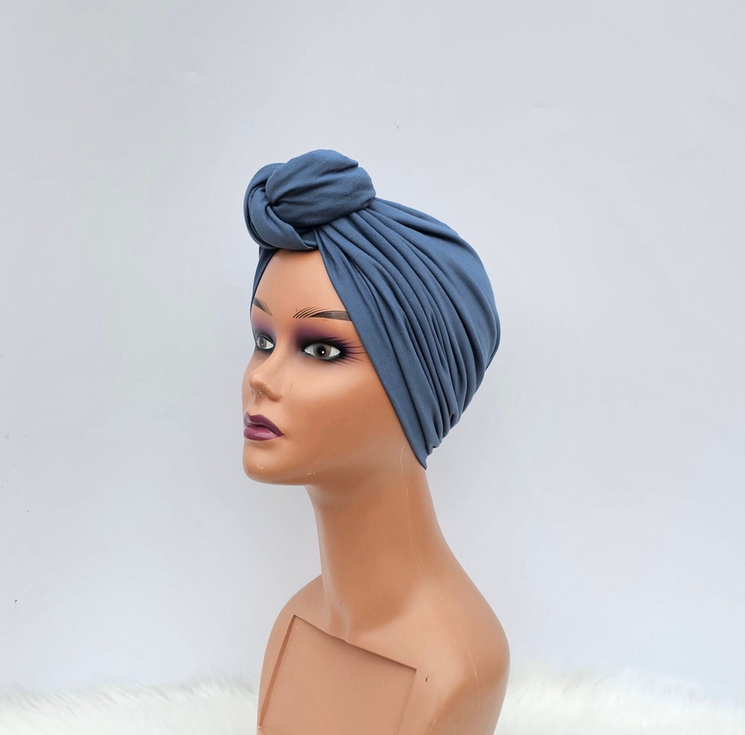 Turban for Women,adjustable Knot Pretied Turban,soft Cotton Pretied ...