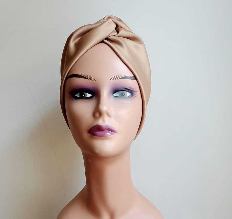 Satin Twist Turban Silk Turban Turban Cap For Women Bonnet Etsy