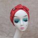 Unique Bow Cap, Body Pleated Turban Cap, Turban for Women, Pretied ...