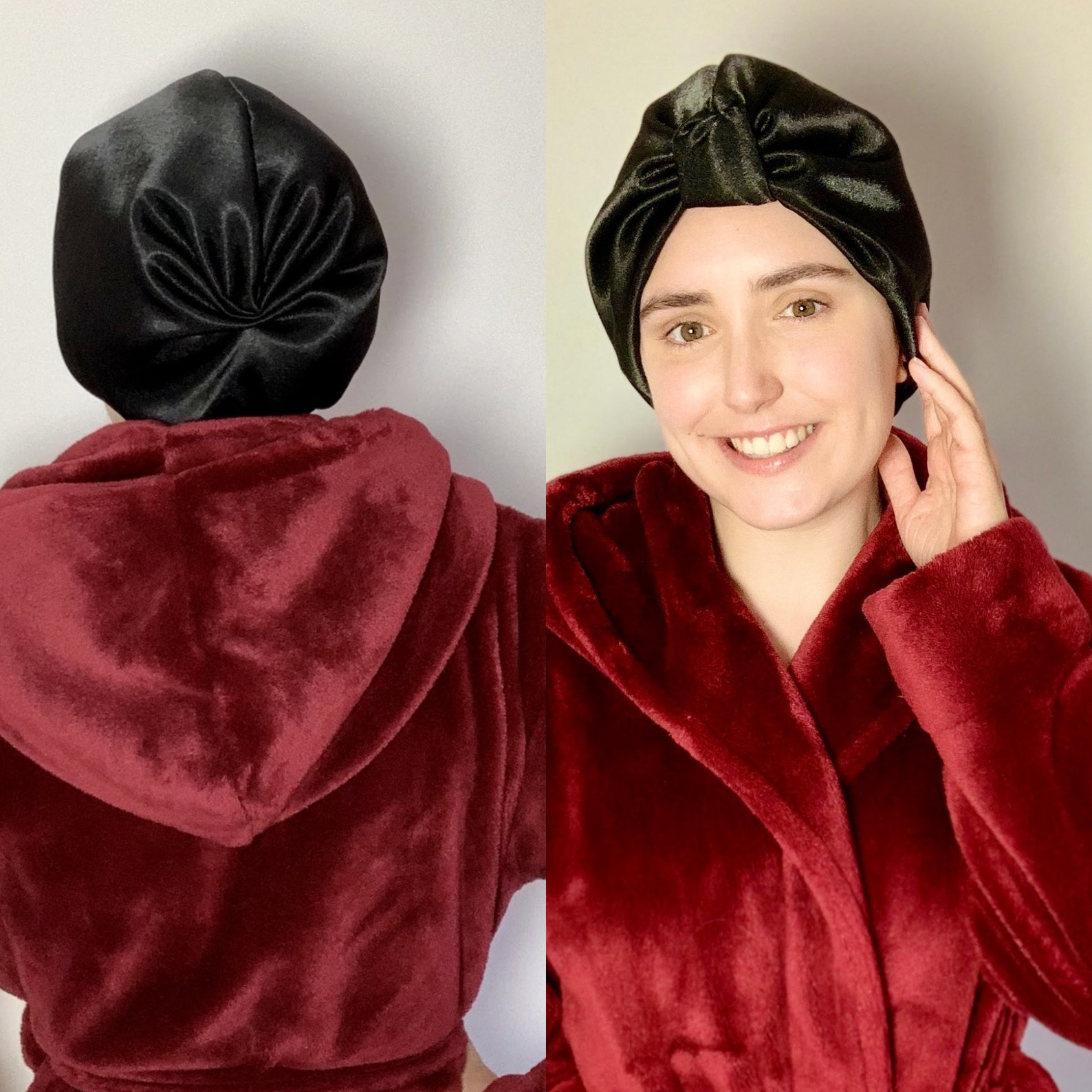 Satin Sleep Cap Silk Turban Turban Cap for Women Bonnet - Etsy