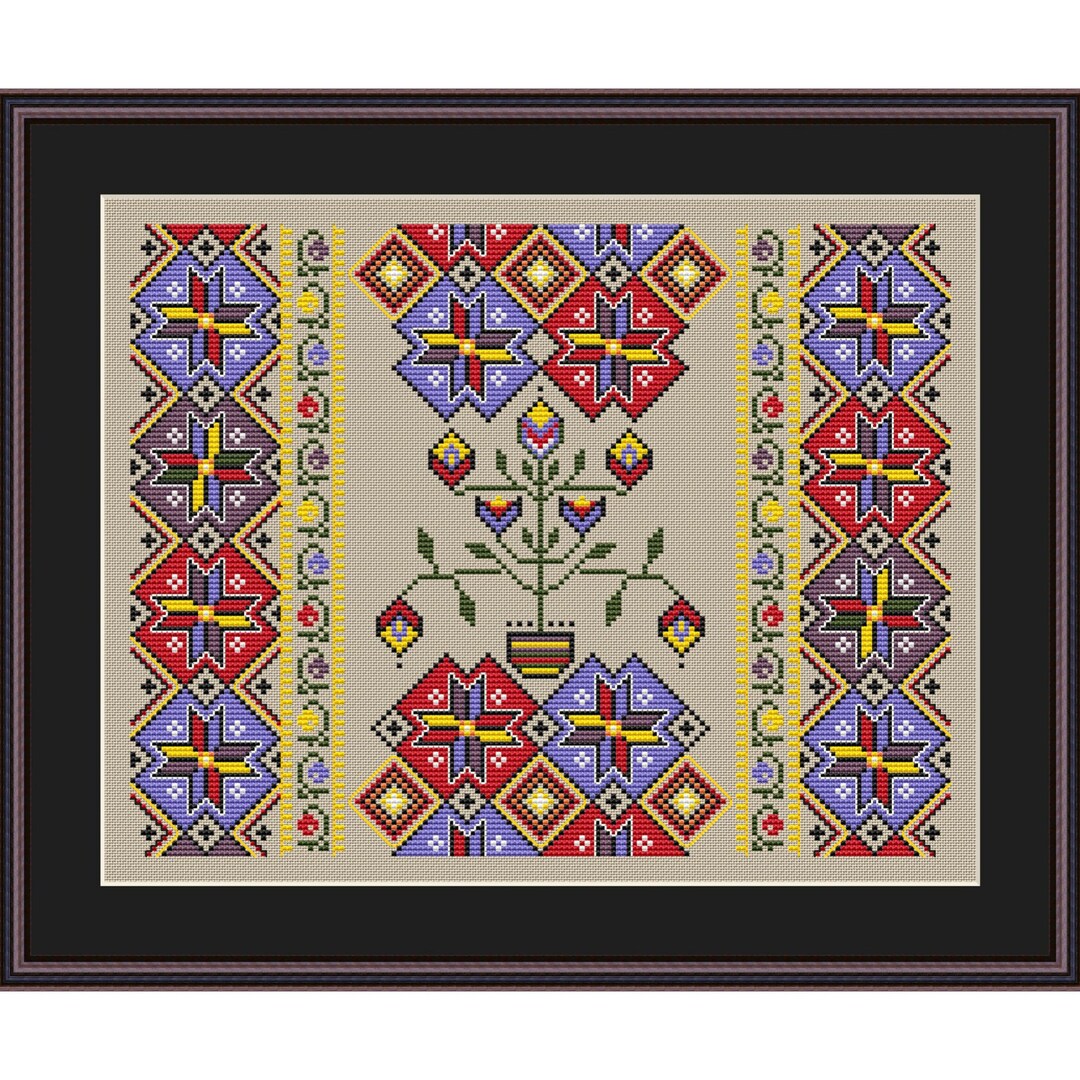 Ukrainian Cross Stitch Ukrainian Ornament of Podillia Patterns Digital ...