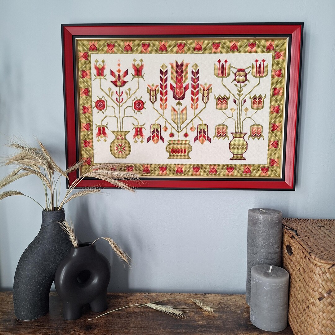 Ukrainian Ethnic Patterns Traditional Spikelets Ornament Embroidery ...