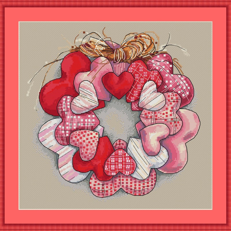 Valentine Cross Stitch - Etsy