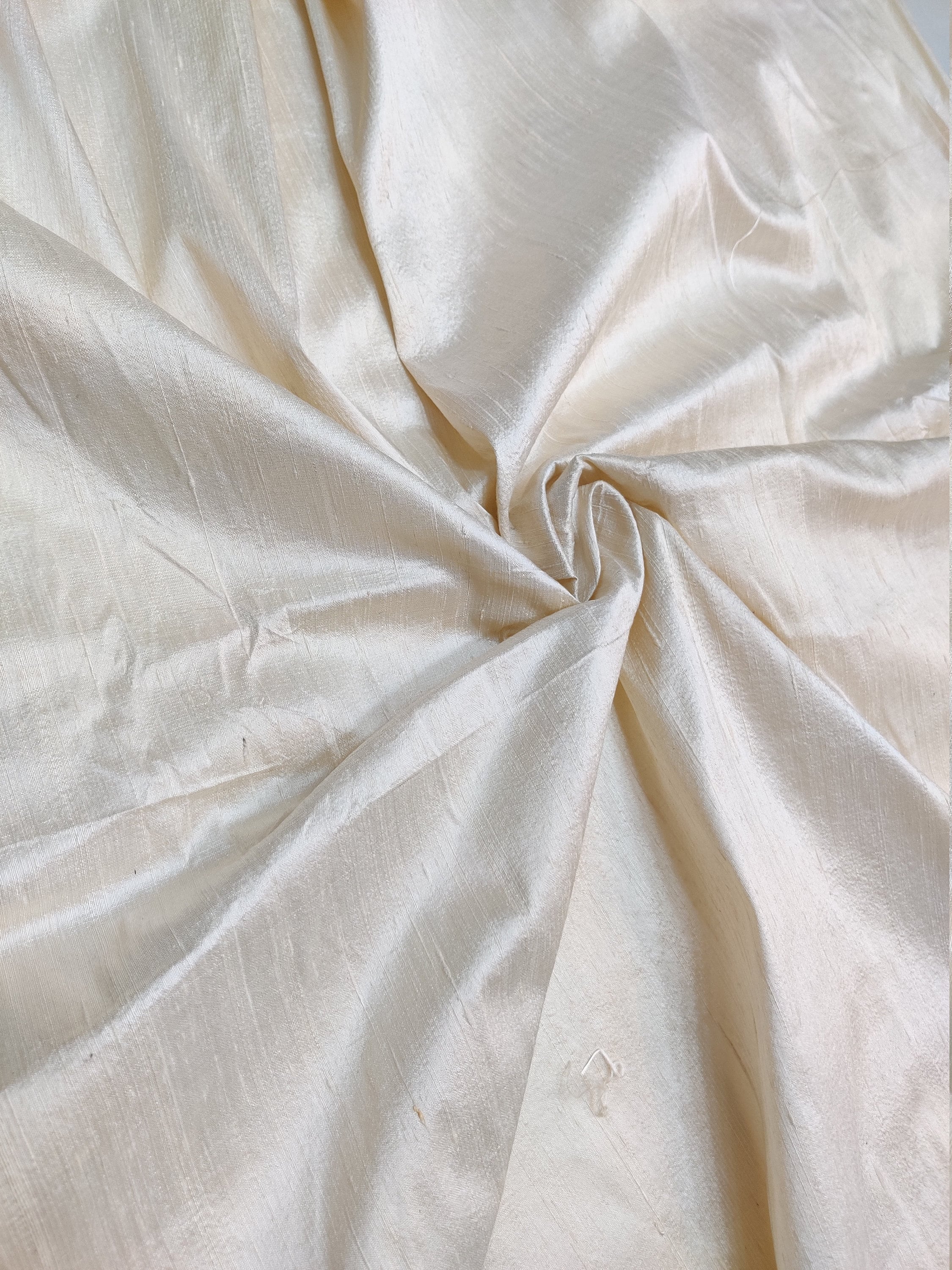Cream Dupioni Silk Fabric 100 Pure Silk Fabric Dupioni Silk Etsy