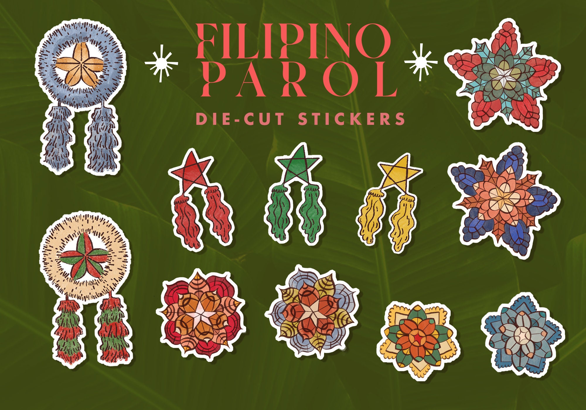 Filipino Sticker, Christmas Sticker, Philippines Star, Filipino ...