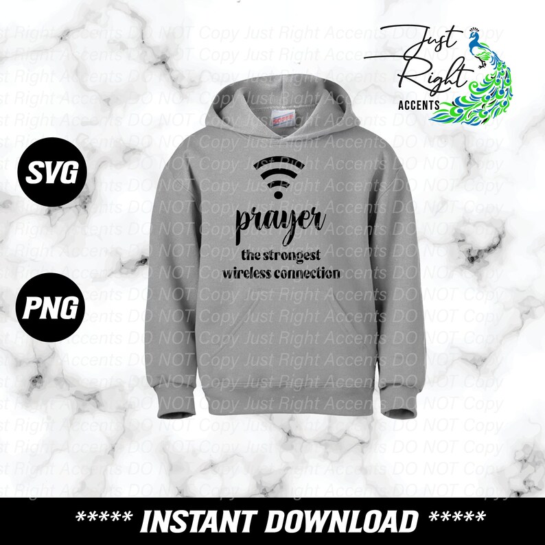 Prayer Strongest Wireless Connection Svg, Prayer Warrior Svg Wireless ...