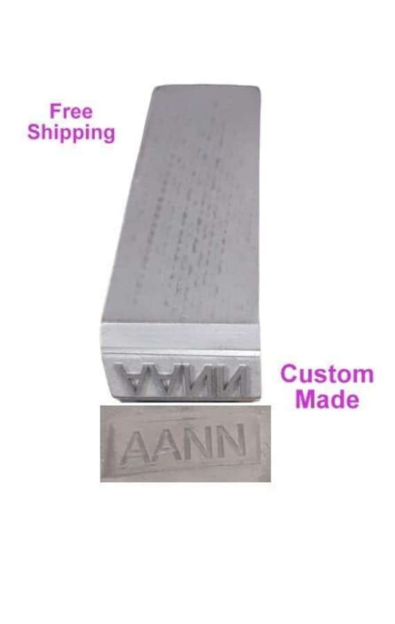 CUSTOM METAL STAMP Custom Metal Die Metal Stamps Jewelry | Etsy