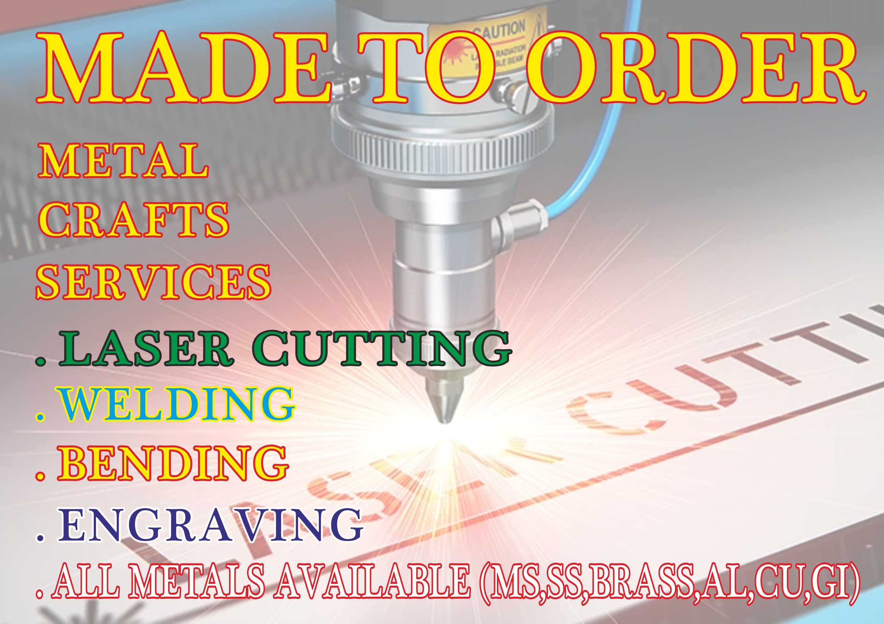 Custom Metal Craft, Made-to-order Laser-cutting Metal Crafts, Custom ...