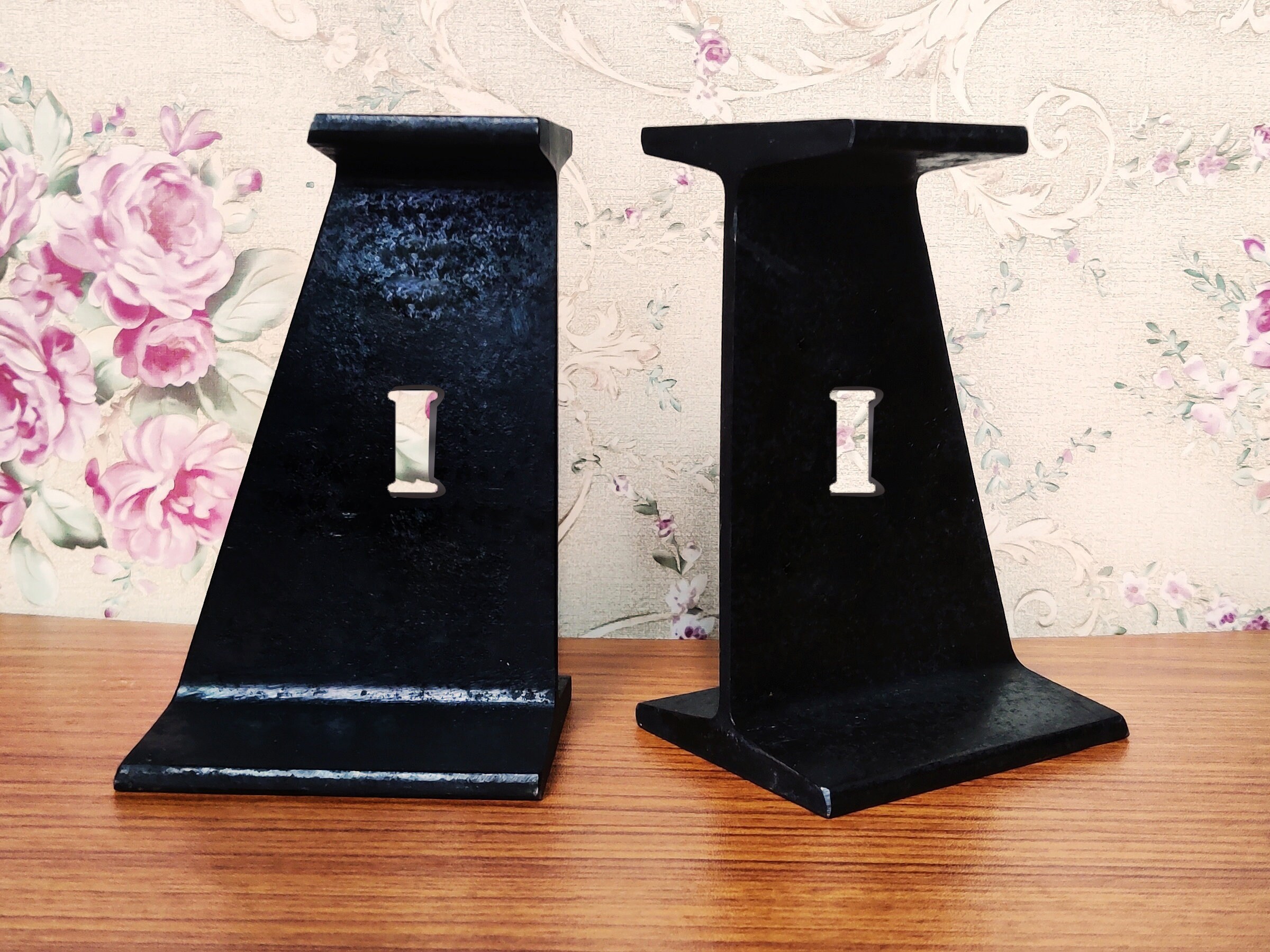 Custom Metal Bookends for Shelves Heavy Books Support, Bookends for ...