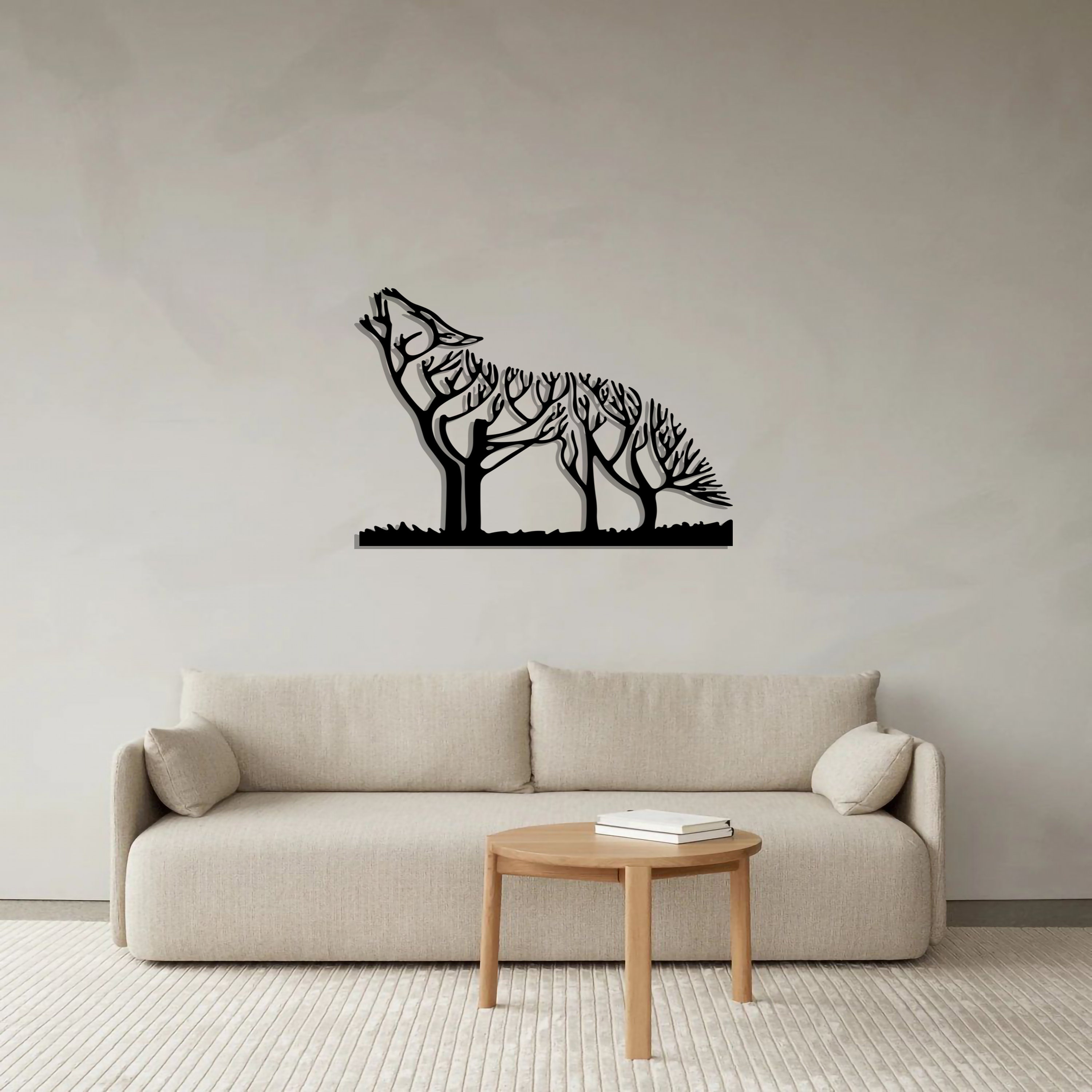 Wolf Metal Wall Art Wildlife Metal Wall Sign Holiday Home - Etsy